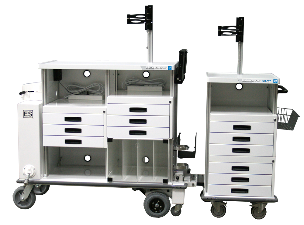 Motorized Double Endoscopy Cart | PHS West, Inc.