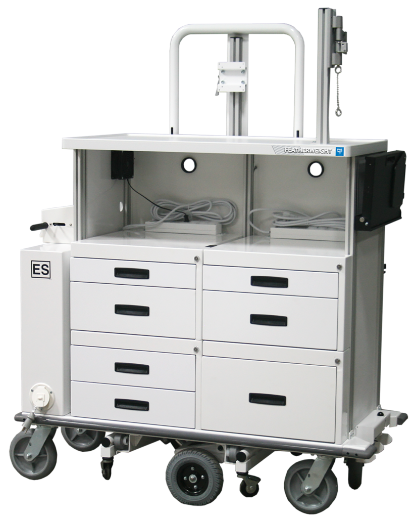 Motorized Double Endoscopy Cart | PHS West, Inc.