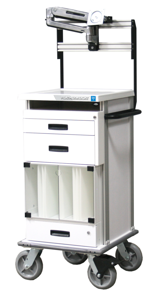Single Short Endoscopy Cart | PHS West, Inc.